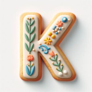 Alphabet Letter K Cookie Cutter | The Cookie Cutter Shop