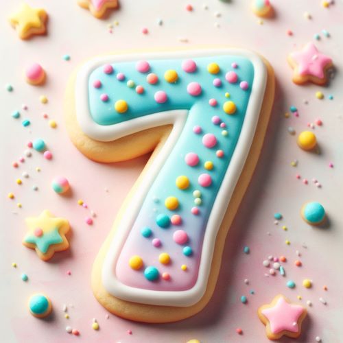 Number Seven Cookie Cutter | The Cookie Cutter Shop