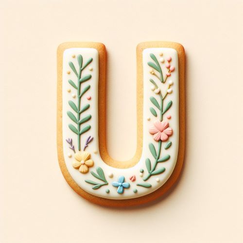 Alphabet Letter U Cookie Cutter | The Cookie Cutter Shop