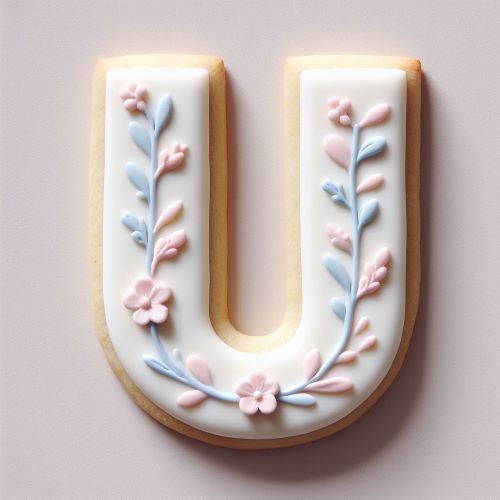 Alphabet Letter U Cookie Cutter | The Cookie Cutter Shop