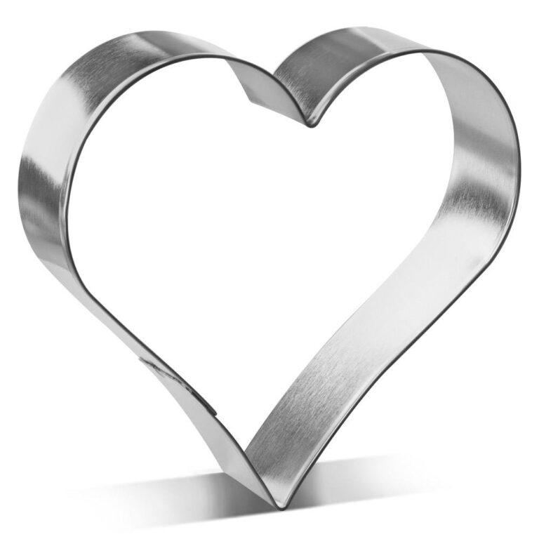 Fluted Medium Heart Cookie Cutter | The Cookie Cutter Shop