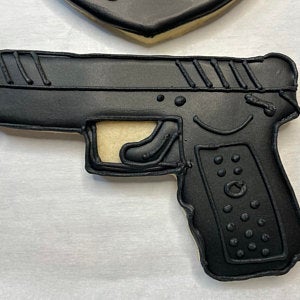 Hand Gun 4” Cookie Cutter | The Cookie Cutter Shop