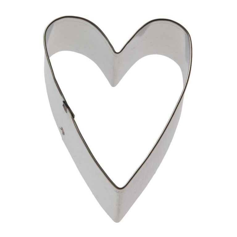 Fluted Medium Heart Cookie Cutter | The Cookie Cutter Shop