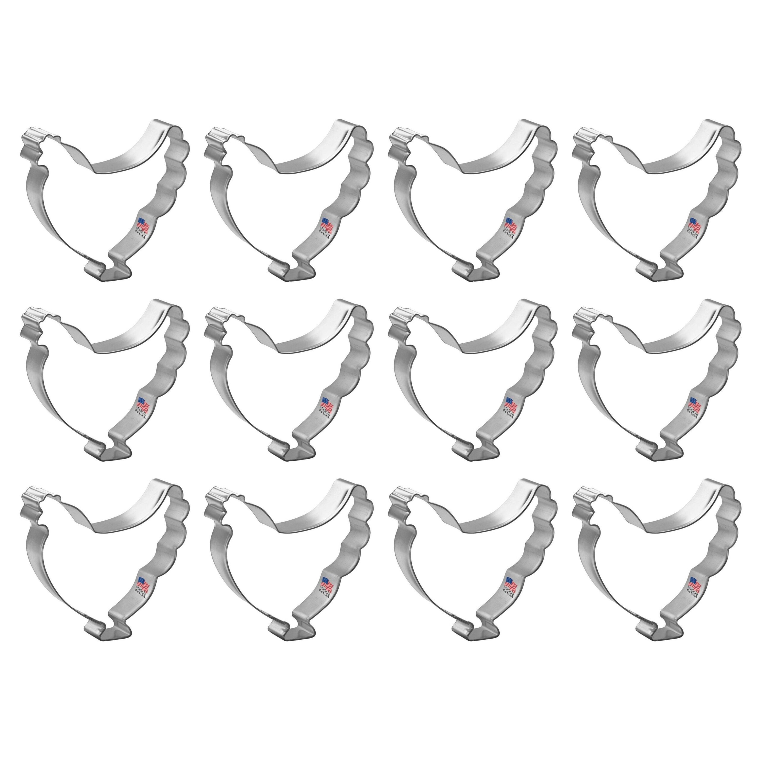 Hen Rooster Chicken 3.75 inch Cookie Cutter | The Cookie Cutter Shop