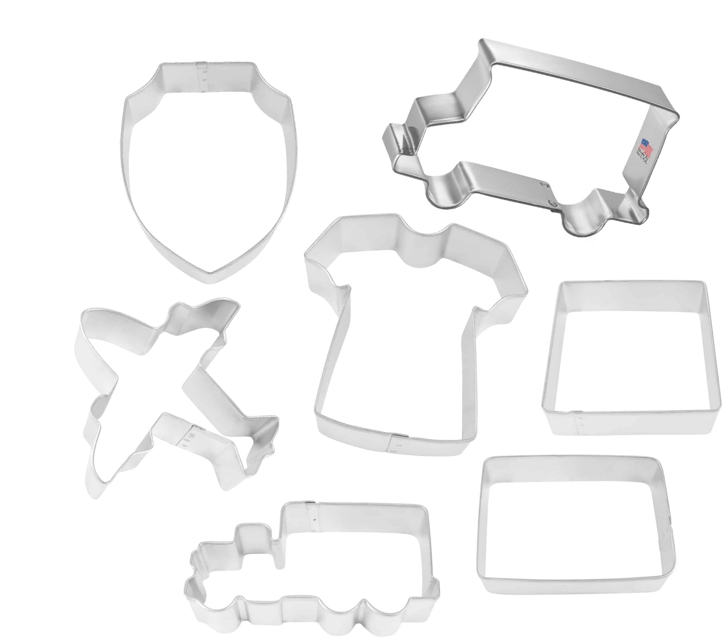 7 Piece UPS/FedEx Shipping Cookie Cutter Set | The Cookie Cutter Shop