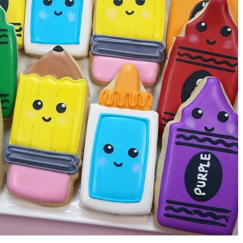 Chubby Crayon Pencil 4.5 inch Cookie Cutter | The Cookie Cutter Shop