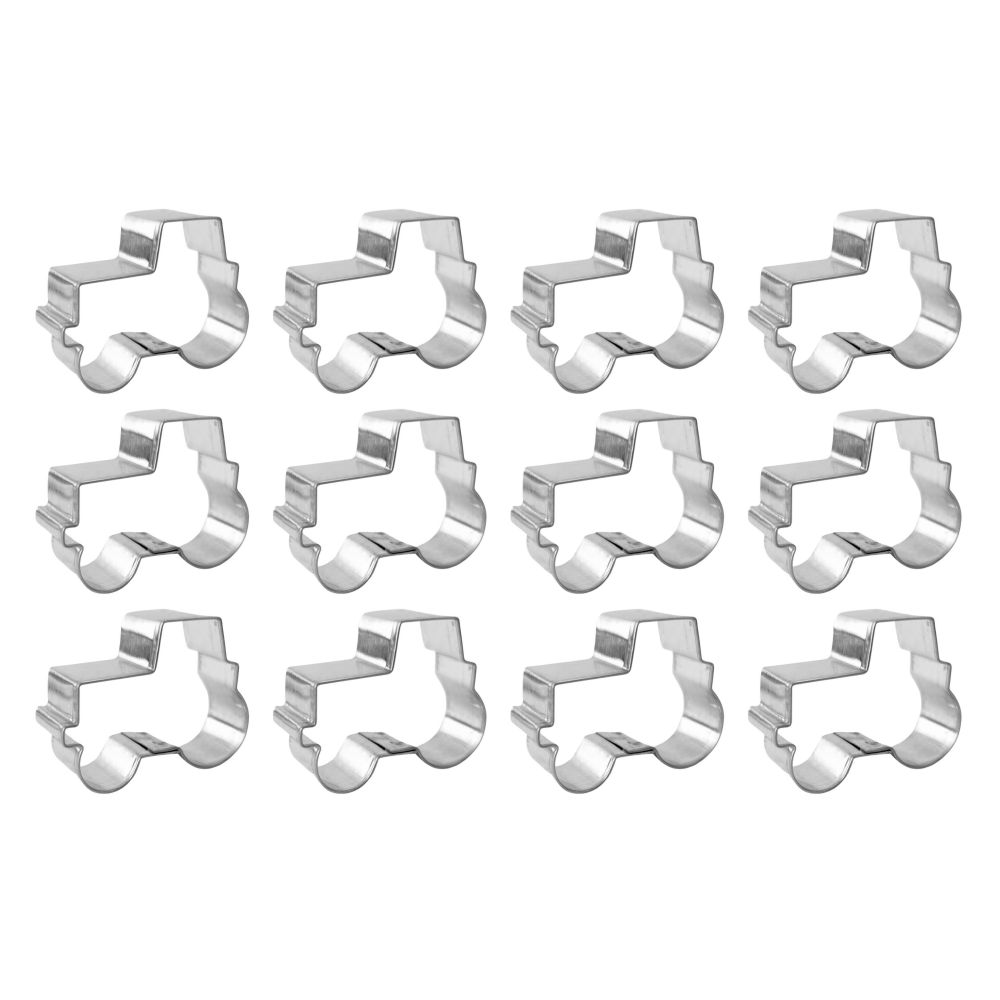 1 Dozen (12) Mini Tractor 1.75 inch Cookie Cutter | The Cookie Cutter Shop