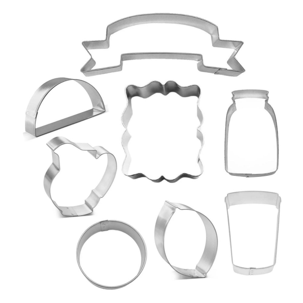 8 Piece Lemonade Stand Cookie Cutter Set | The Cookie Cutter Shop